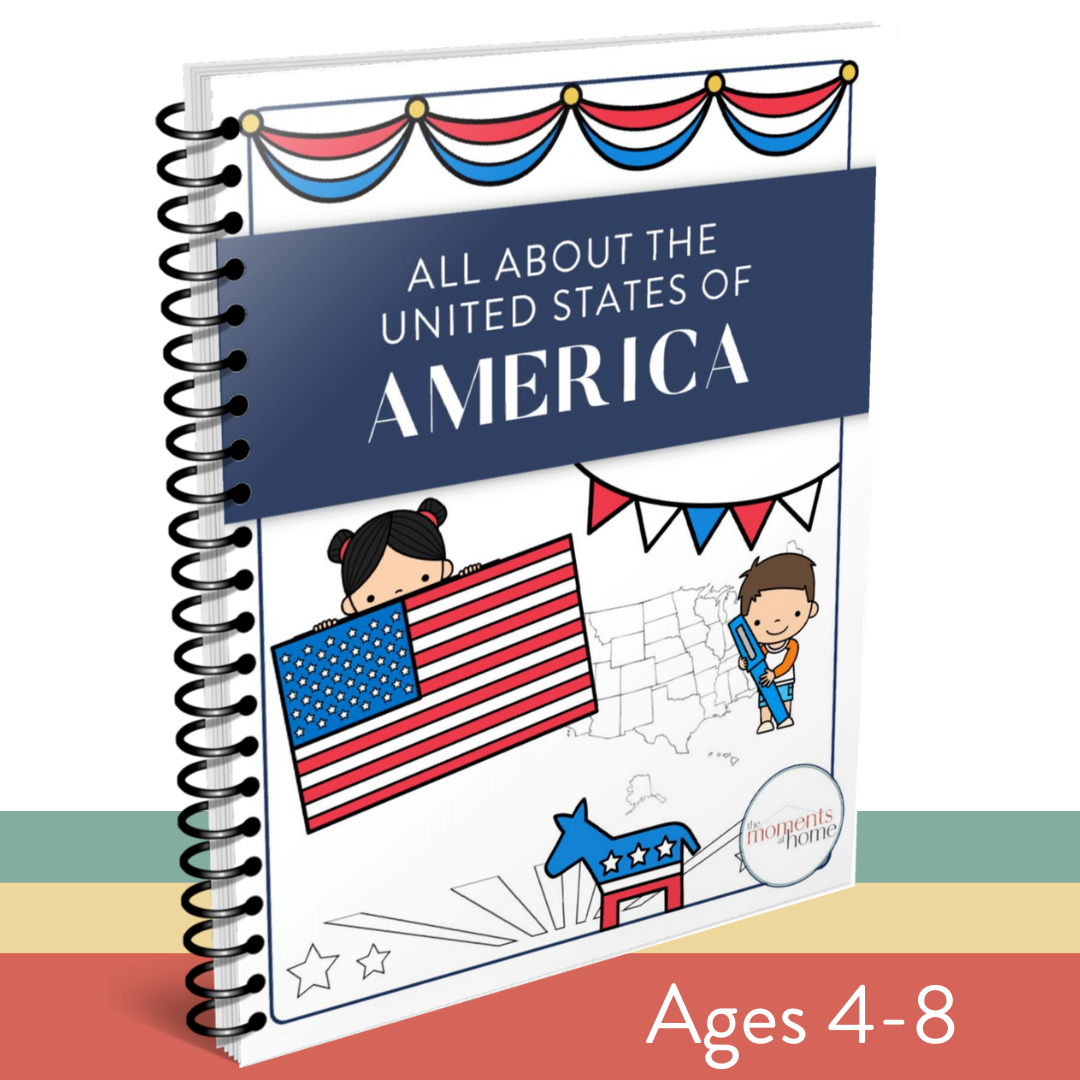 All About America: Unit Study Starter Kit – The Moments At Home