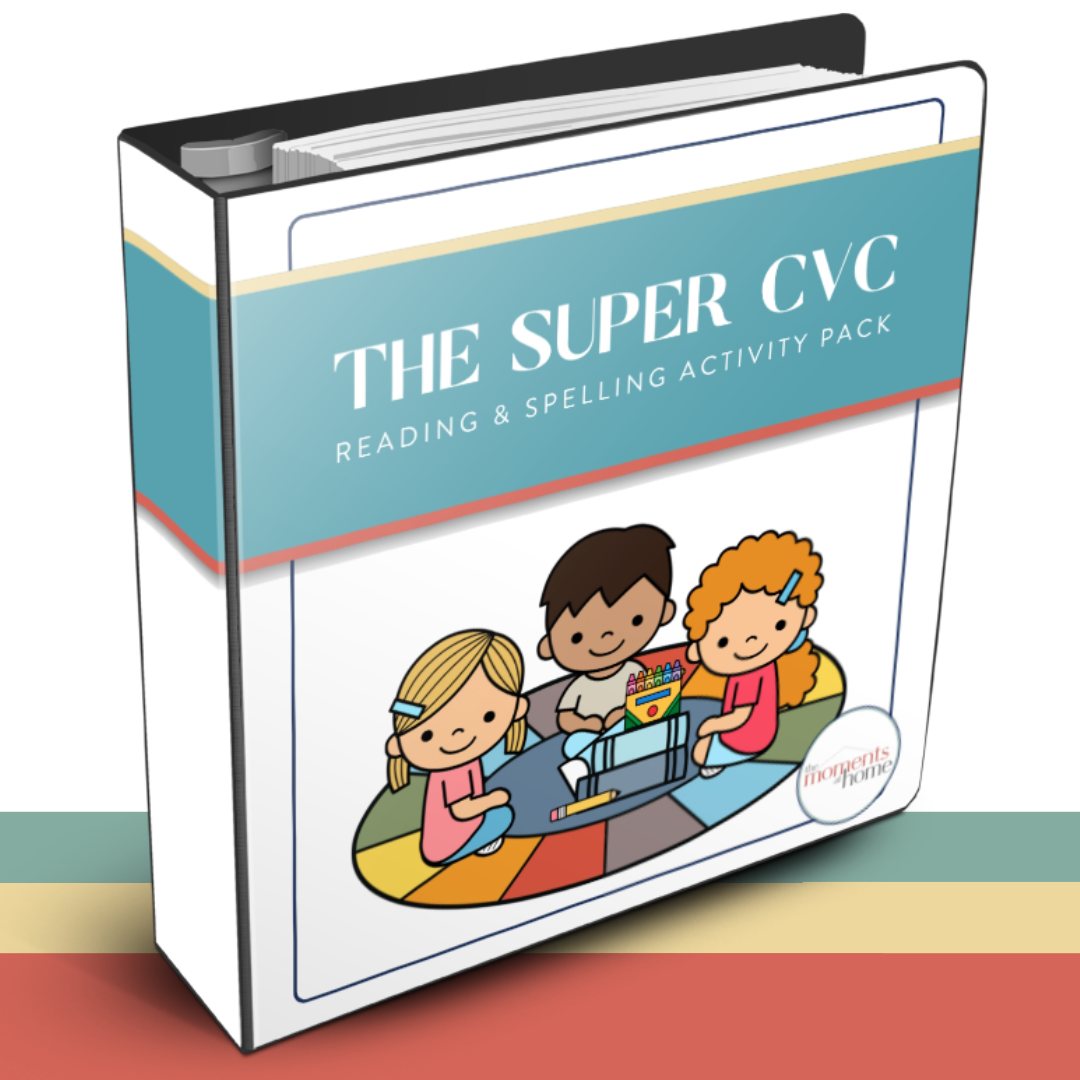 CVC Reading & Writing Activity Mega Bundle – The Moments At Home