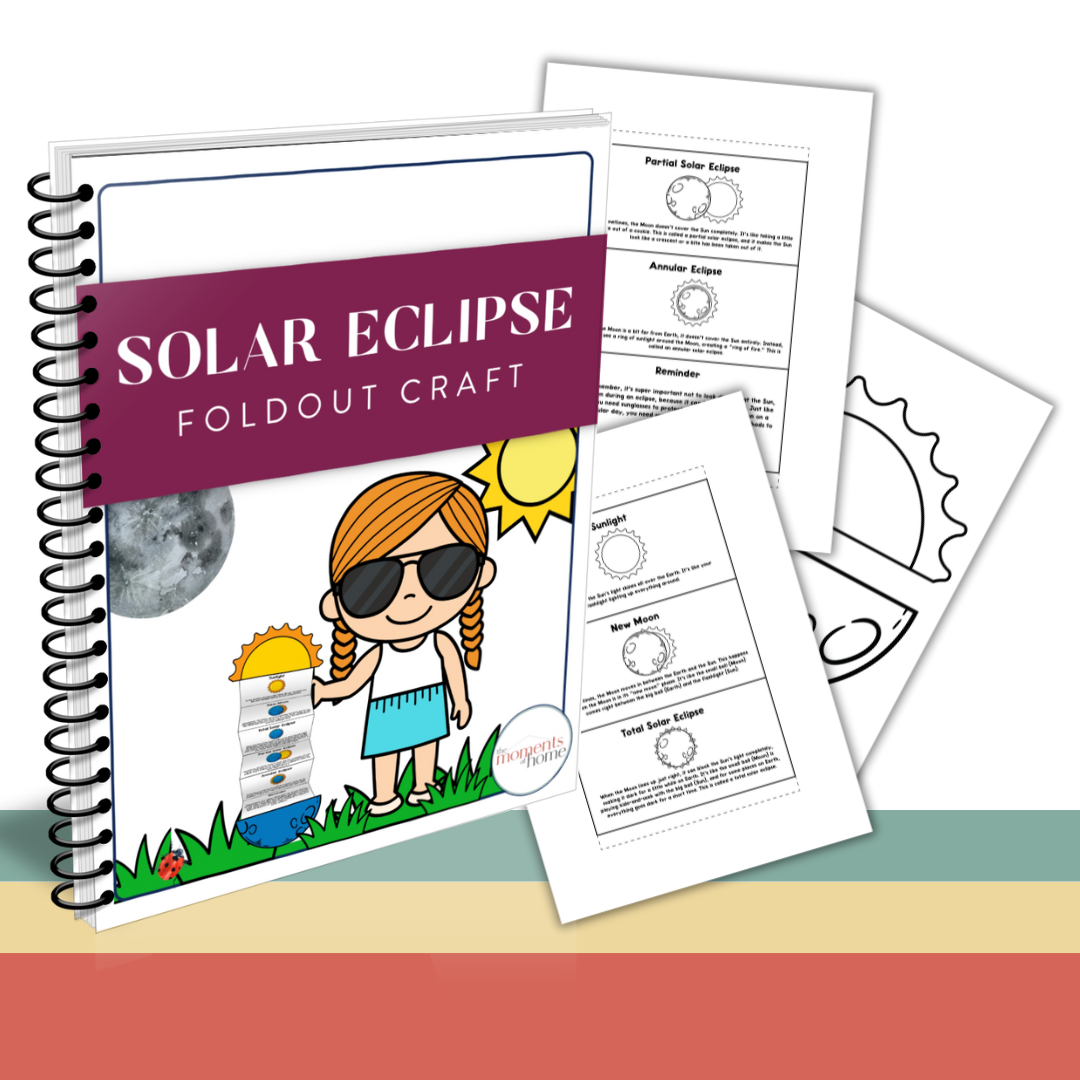 Solar Eclipse Foldout Craft – The Moments At Home
