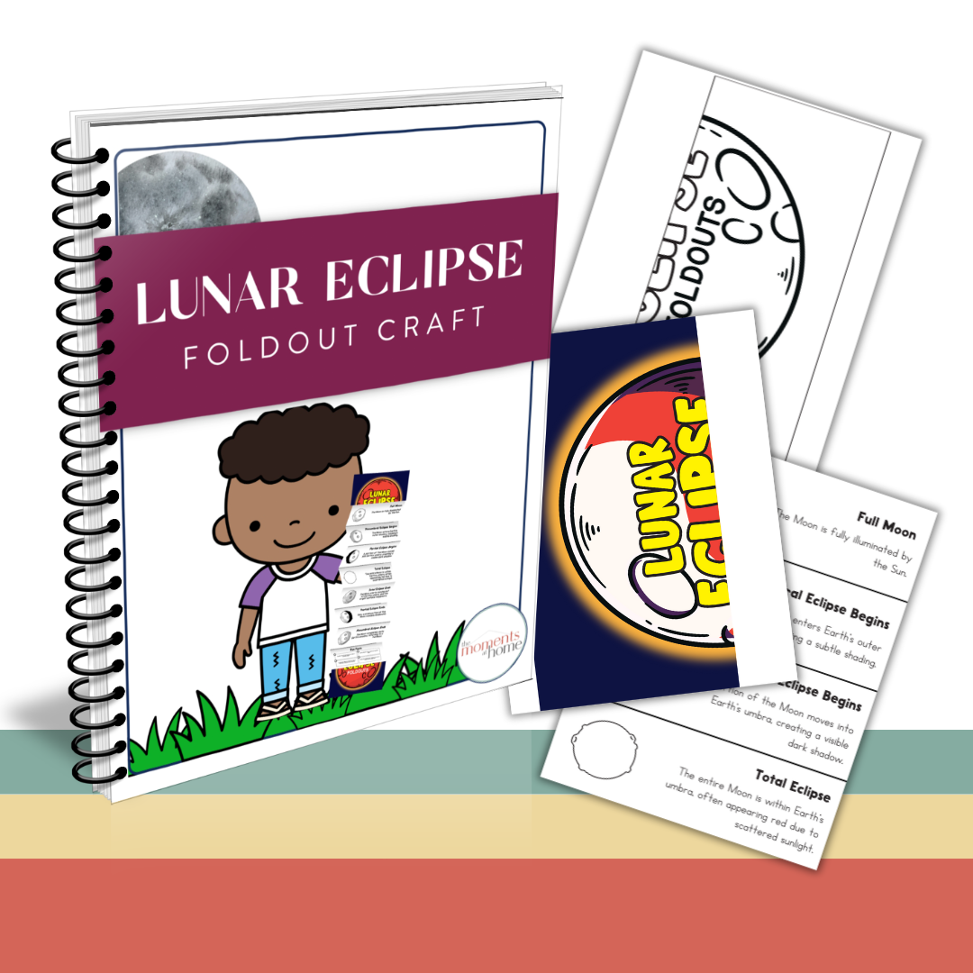 Lunar Eclipse Fold Out Craft – The Moments At Home