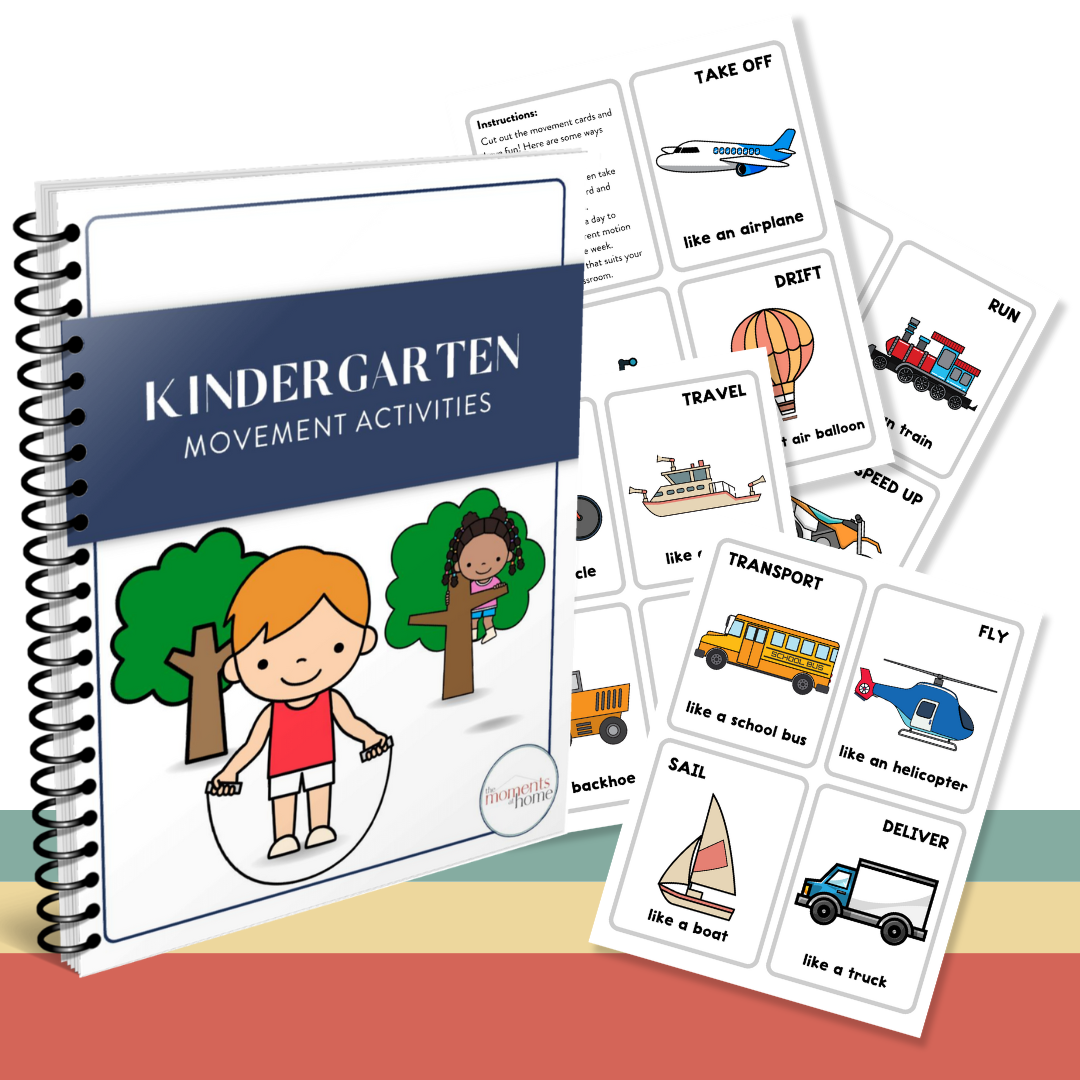 Movement Challenge Activity Cards – The Moments At Home