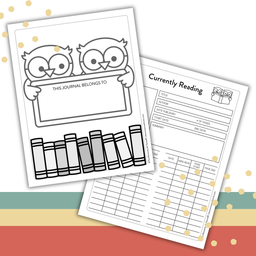 📚 Reading Journal: Logs, Reviews & Reading Fun! 📚 – The Moments At Home