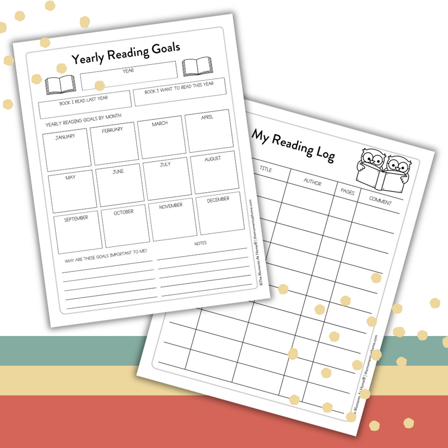 📚 Reading Journal: Logs, Reviews & Reading Fun! 📚 – The Moments At Home