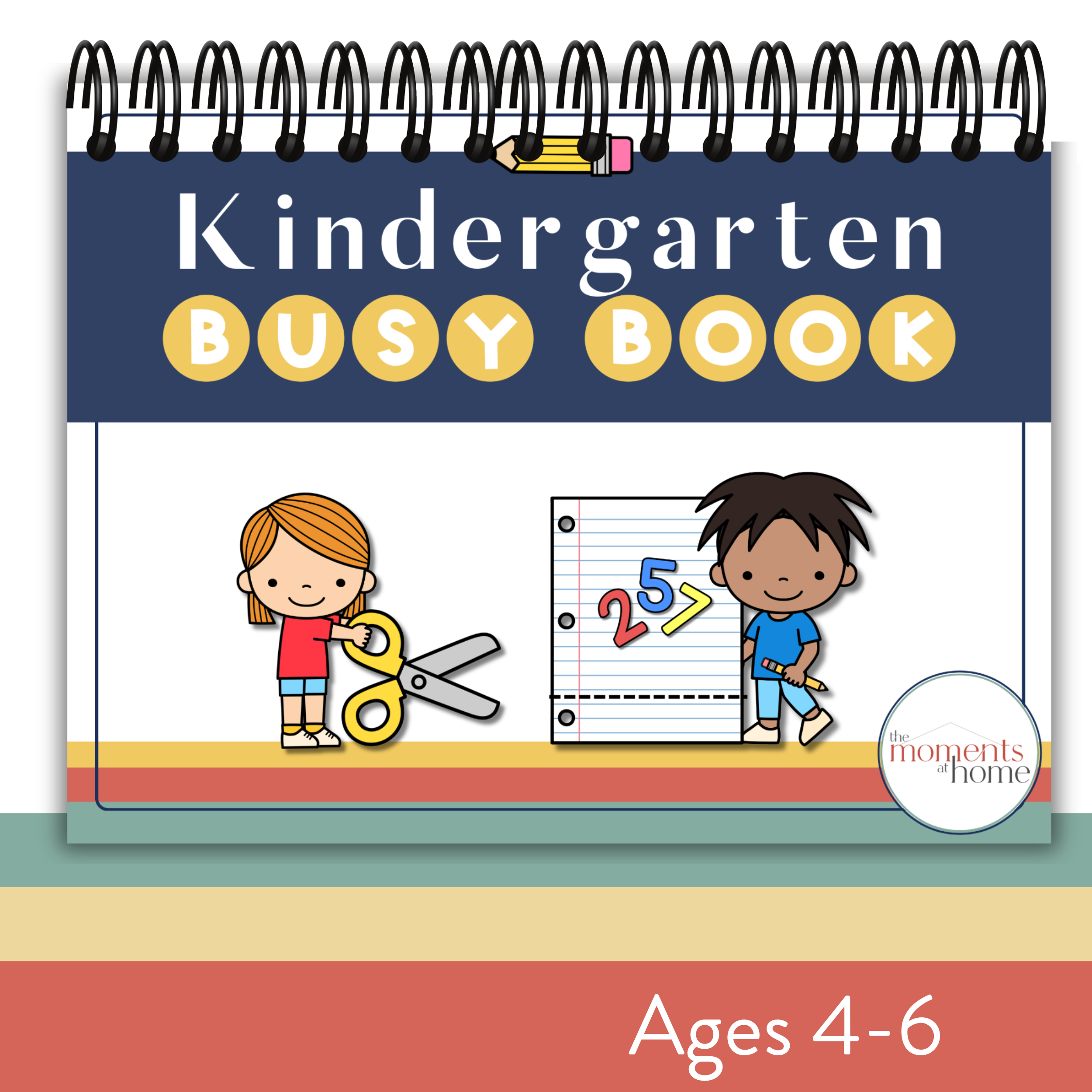 Kindergarten Busy Book – The Moments At Home